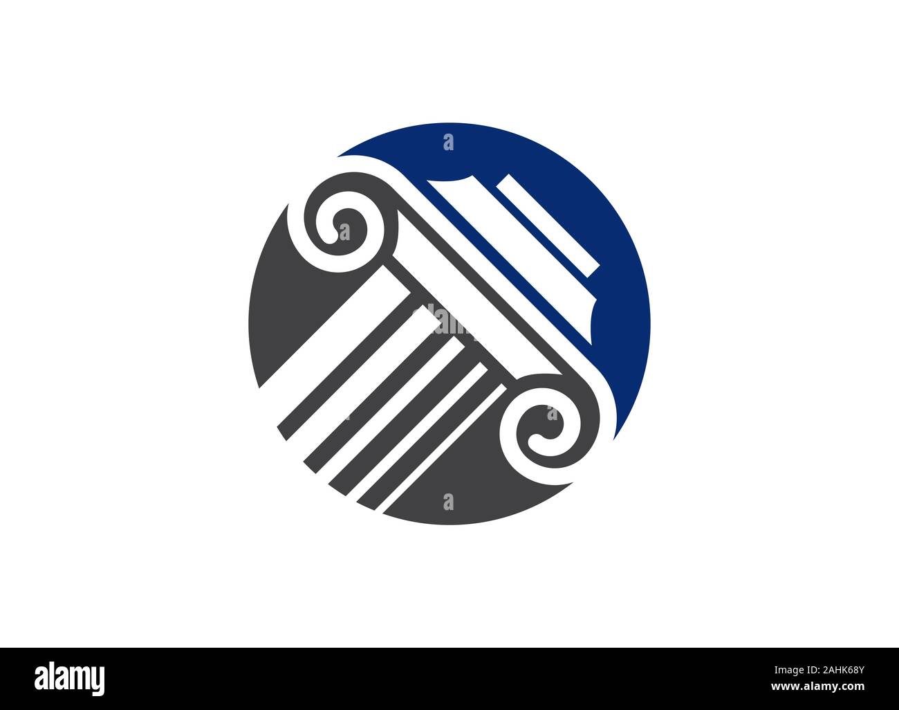 Pillar Logo Design for a law firm, justice law logo design template ...