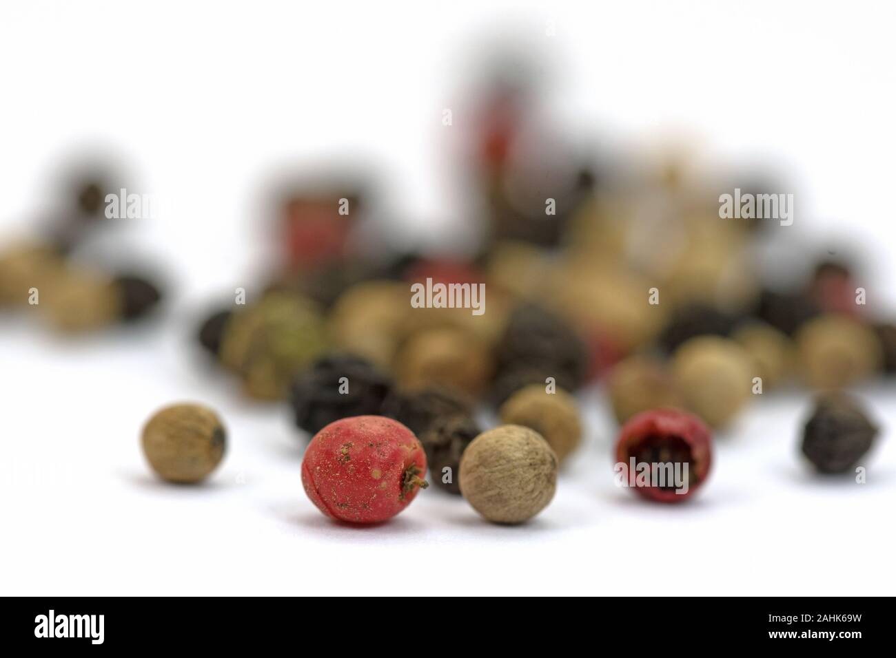 Peppercorns in a close up Stock Photo - Alamy