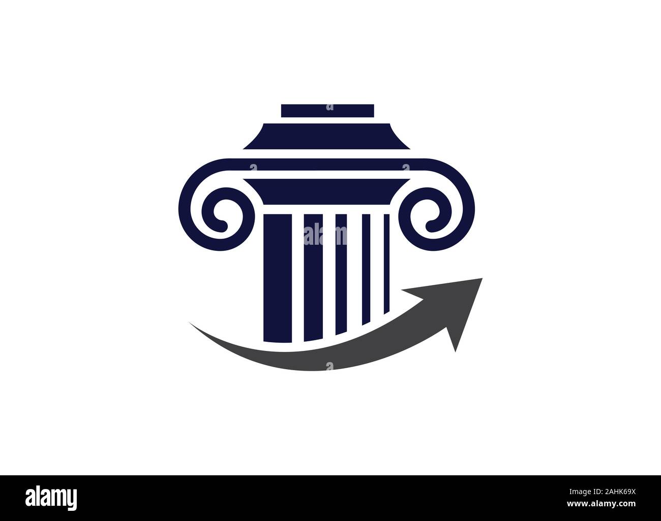 Pillar Logo Design for a law firm, justice law logo design template ...