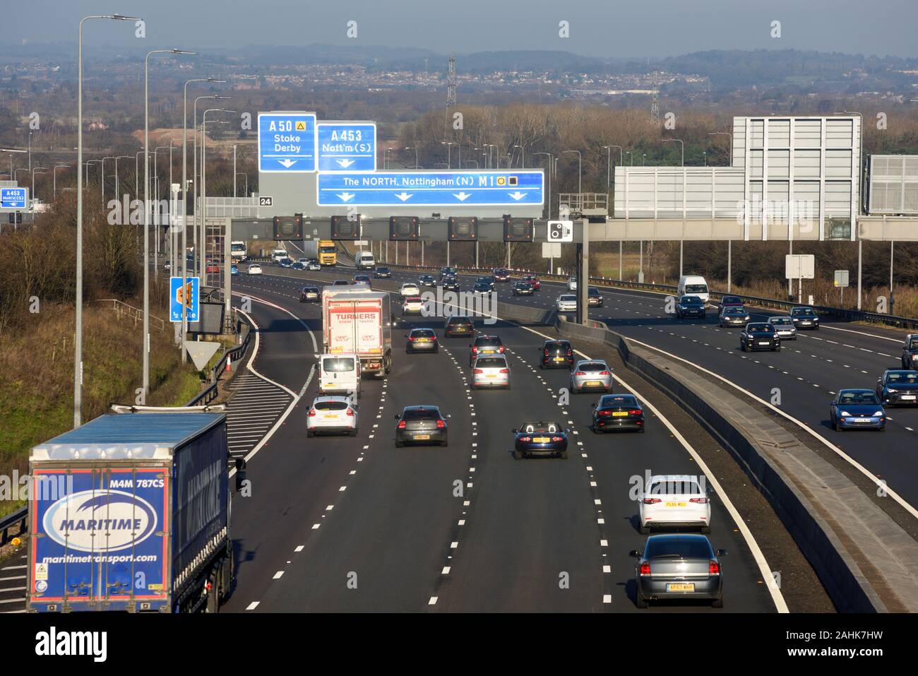 M1 junction hi-res stock photography and images - Alamy
