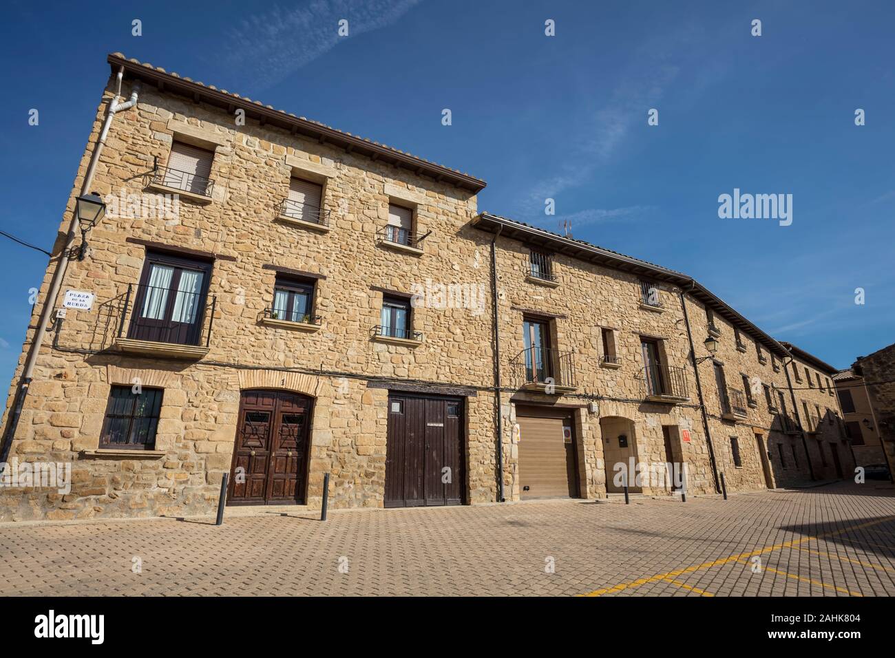 Olite is a beautiful medieval village in Navarre province, Spain Stock ...