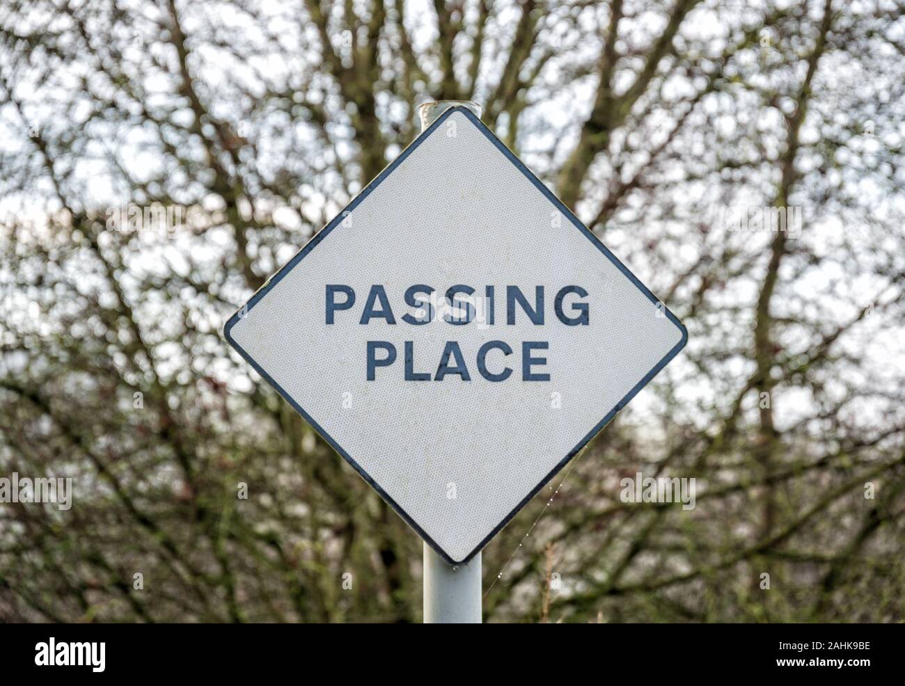 Country Lane With Passing Place High Resolution Stock Photography and ...