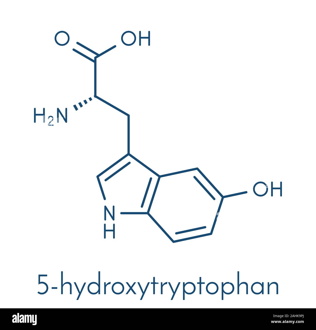 5 hydroxytryptophan amino acid molecule hi-res stock photography and ...