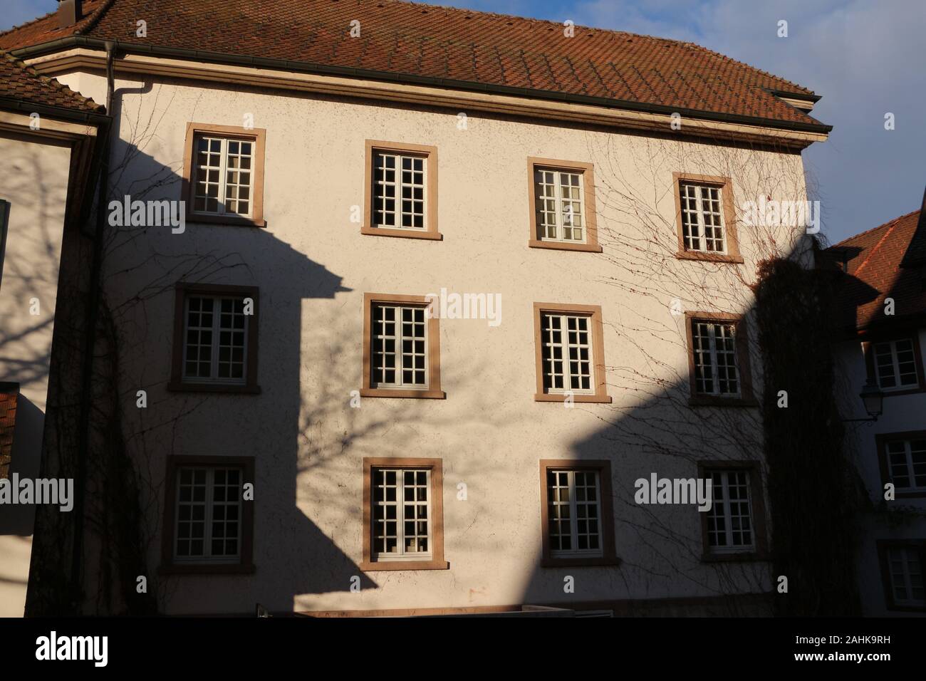 Historisches Gebäude im Zentrum von Schopfheim im Schwarzwald Stock ...