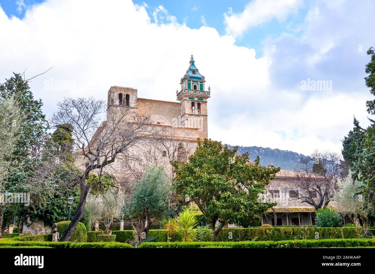 The Carthusian Monastery of Valldemossa, in Valldemossa, Mallorca ...