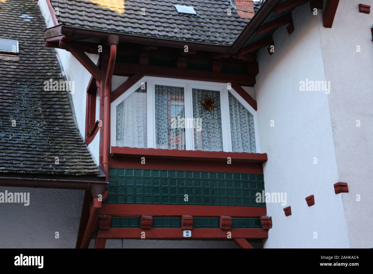 Historisches Gebäude im Zentrum von Schopfheim im Schwarzwald Stock ...