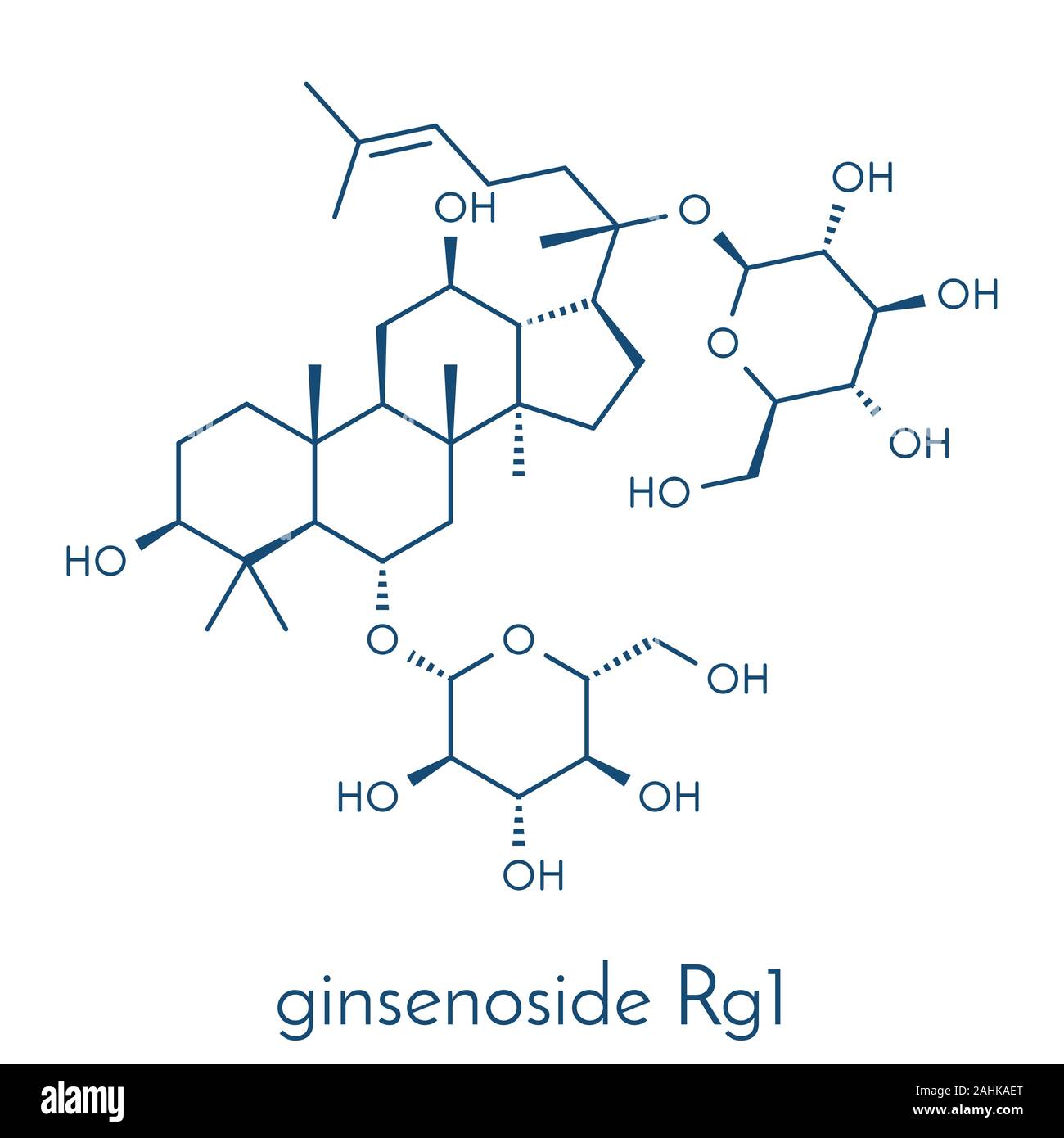 Ginsenoside rg1 ginseng molecule hi-res stock photography and images ...
