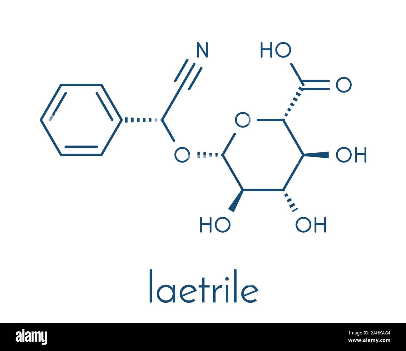 Amygdalin skeletal formula Stock Vector Images - Alamy