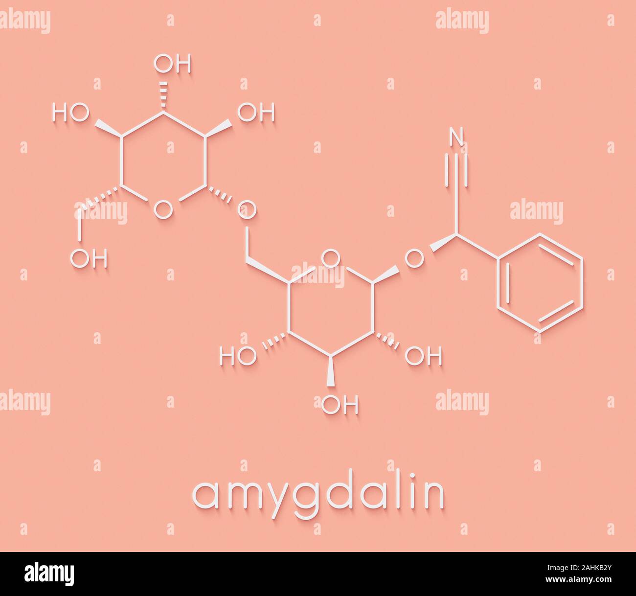 Amygdalin glycoside hi-res stock photography and images - Alamy