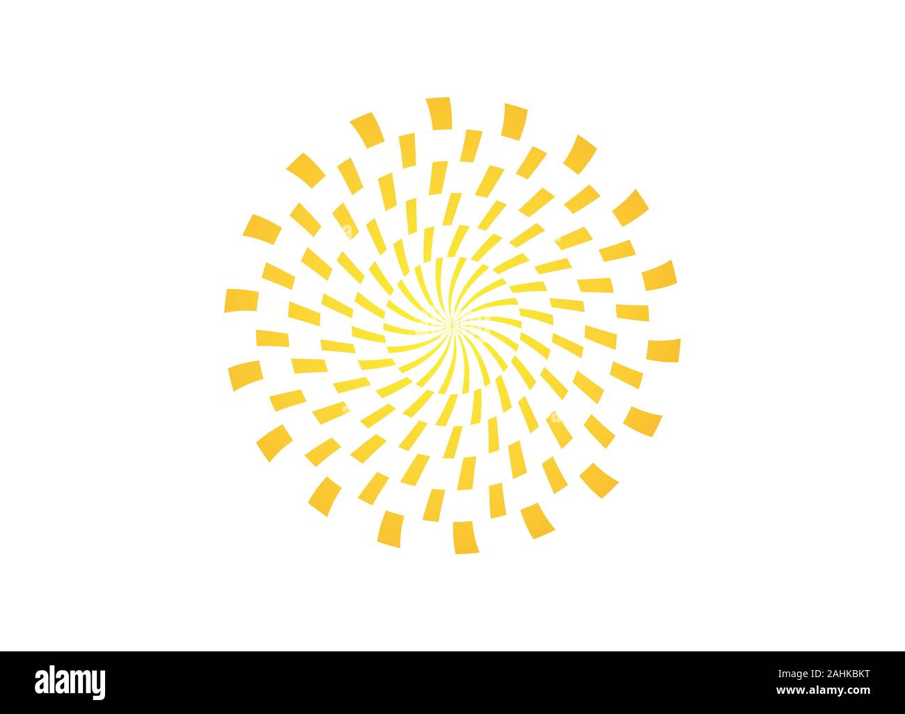 Orange sun logo for your company, Sunburst icon, abstract creative sun ...