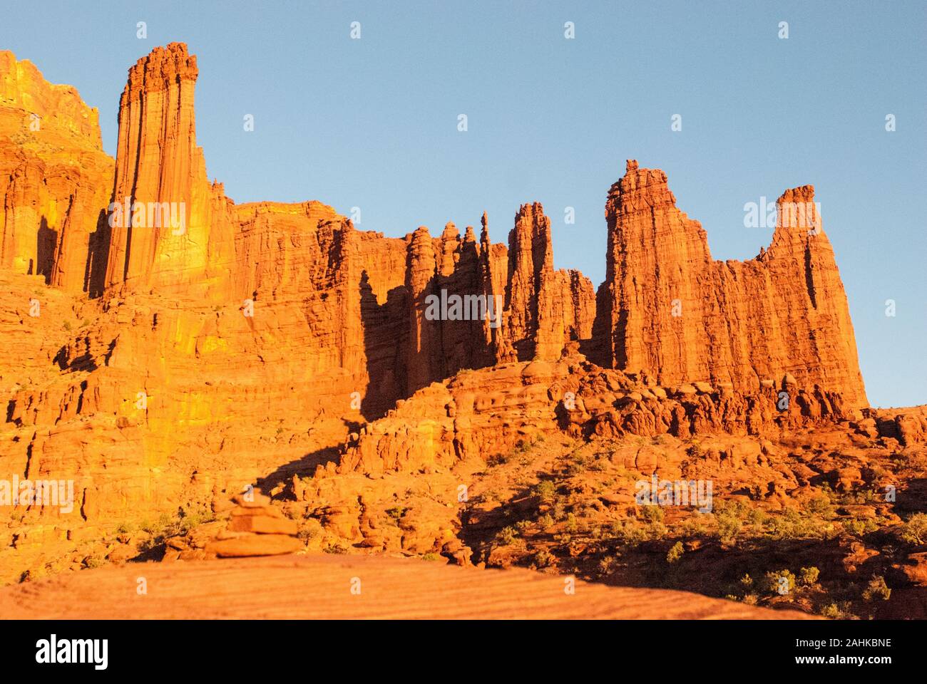 Fisher towers moab utah hi-res stock photography and images - Alamy