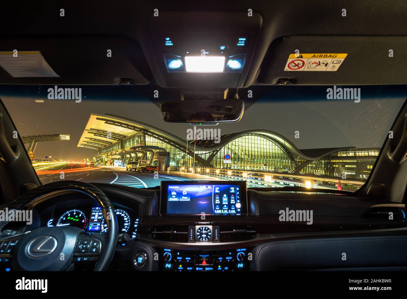 Lexus LX 570 interior view Stock Photo - Alamy