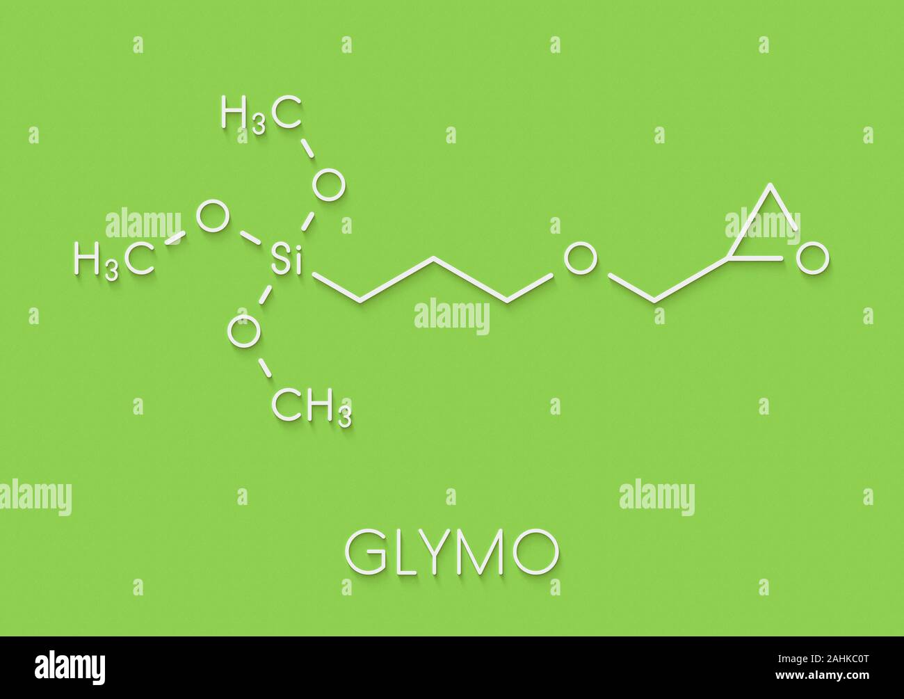 Glymo organosilane molecule hi-res stock photography and images - Alamy