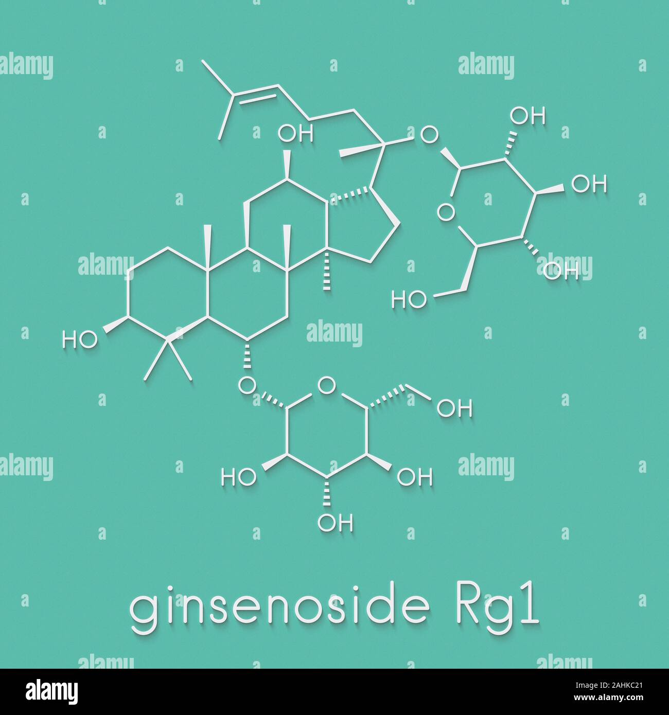 Ginsenoside rg1 ginseng molecule hi-res stock photography and images ...