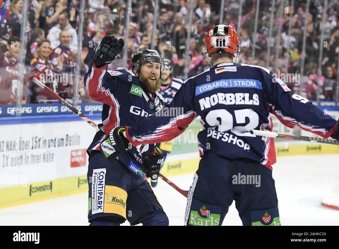 Berlin, Germany. 30th Dec, 2019. Ice hockey: DEL, Eisbären Berlin ...