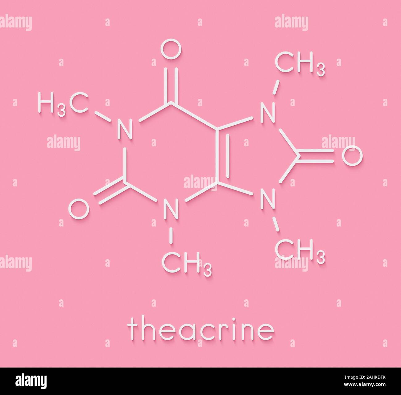 Theacrine molecule hi-res stock photography and images - Alamy