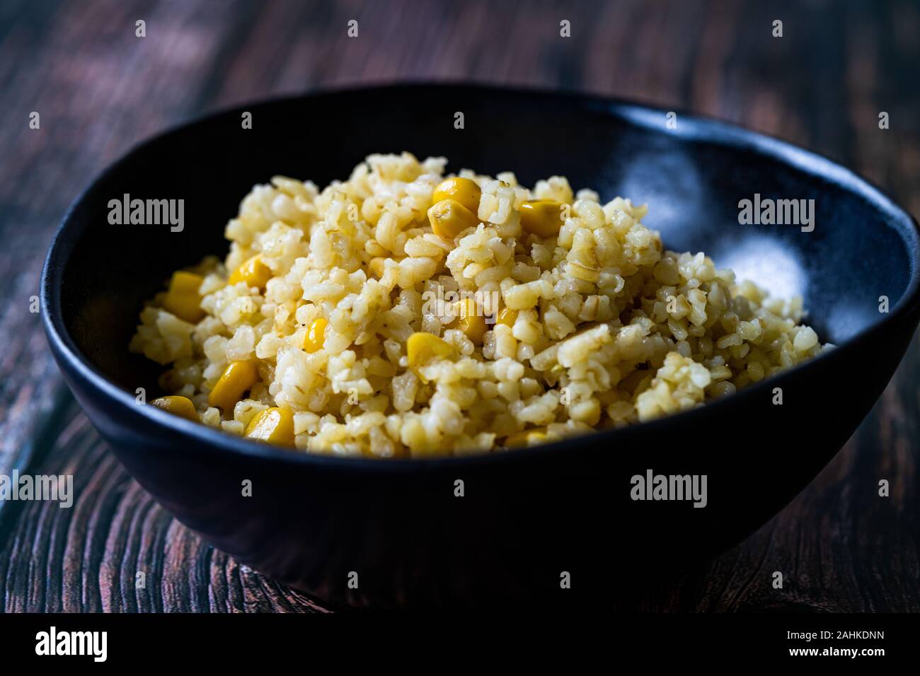 Corn Pulao / Rice with Corn Pilaf or Pilav. Ready to Eat Traditional ...