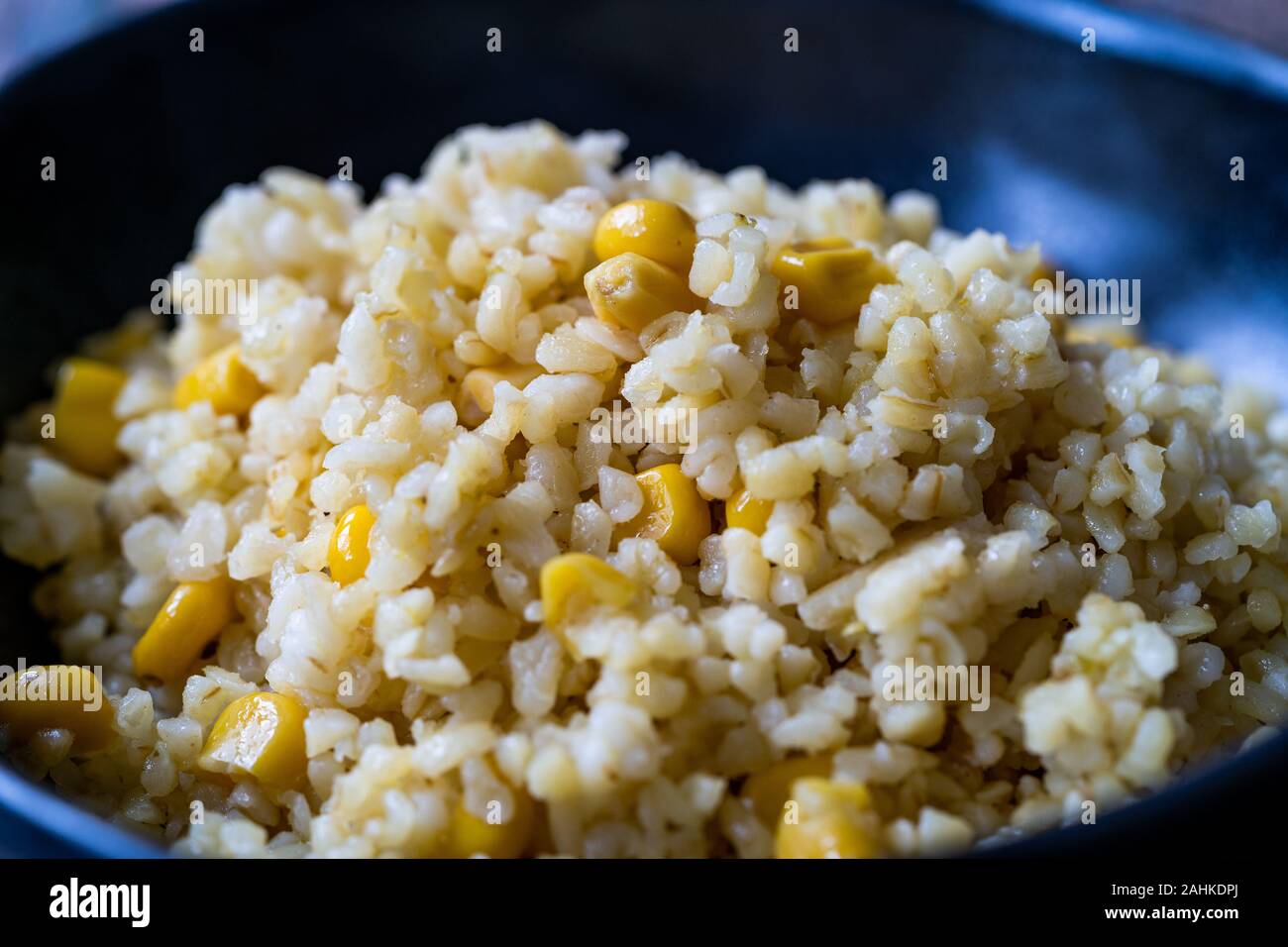 Corn Pulao / Rice with Corn Pilaf or Pilav. Ready to Eat Traditional ...