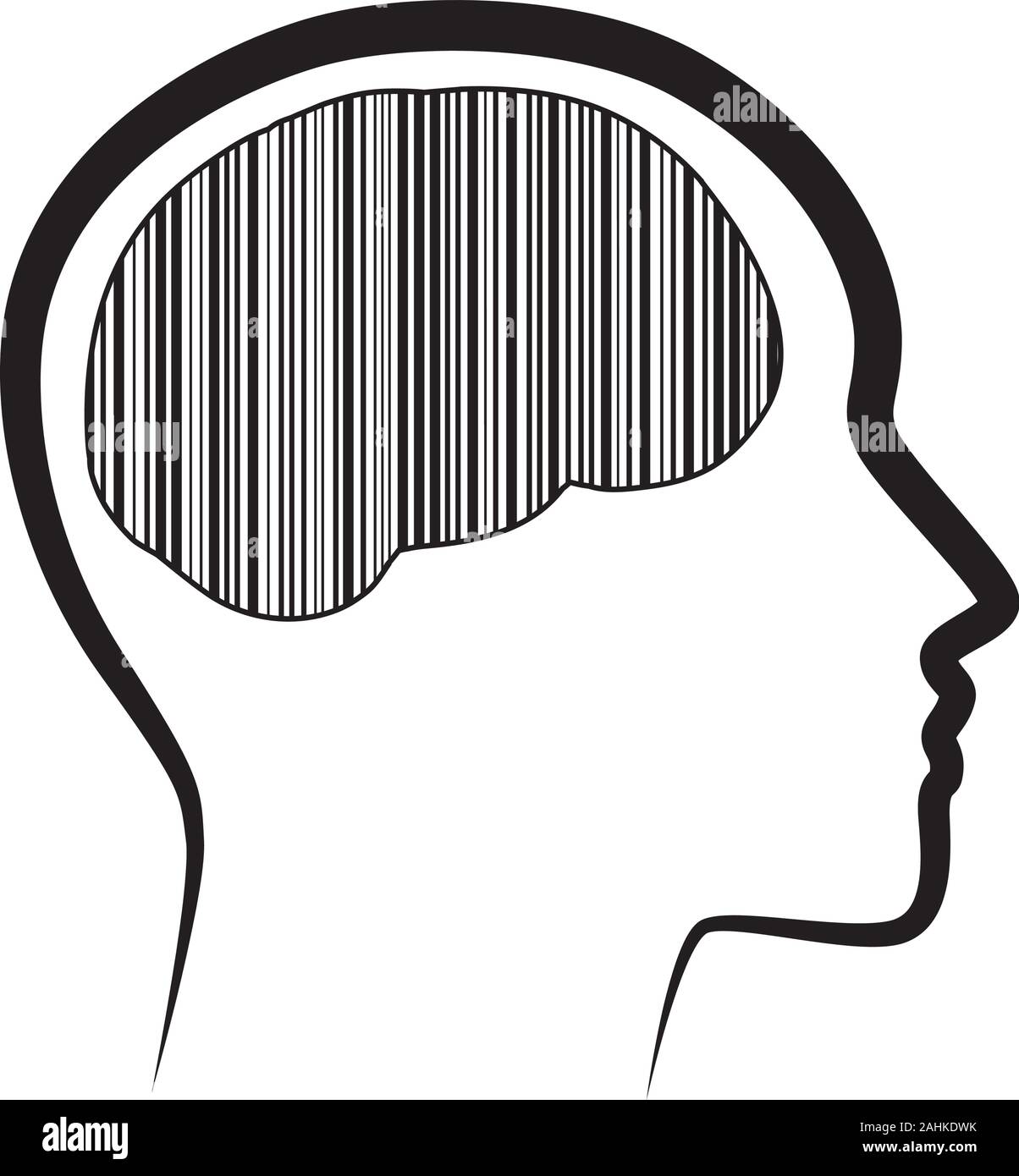 Mental health creative process Stock Vector Images - Alamy