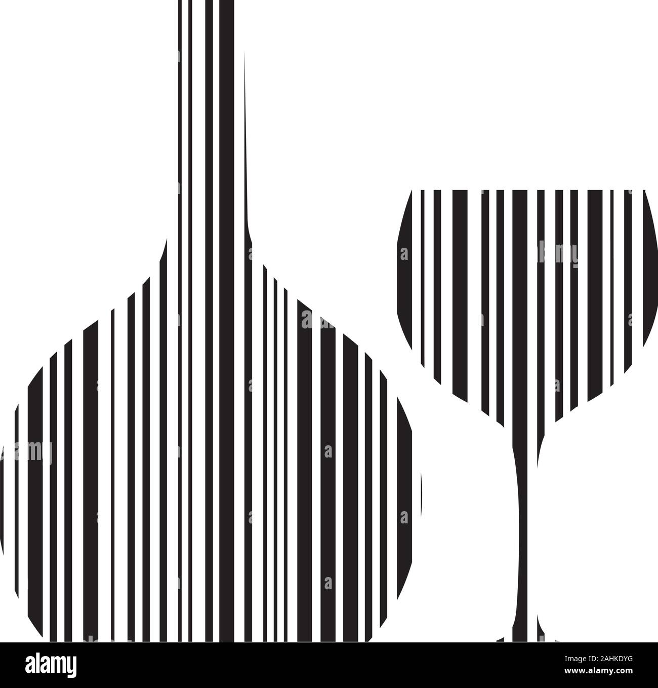 Striped bottle Stock Vector Images - Alamy