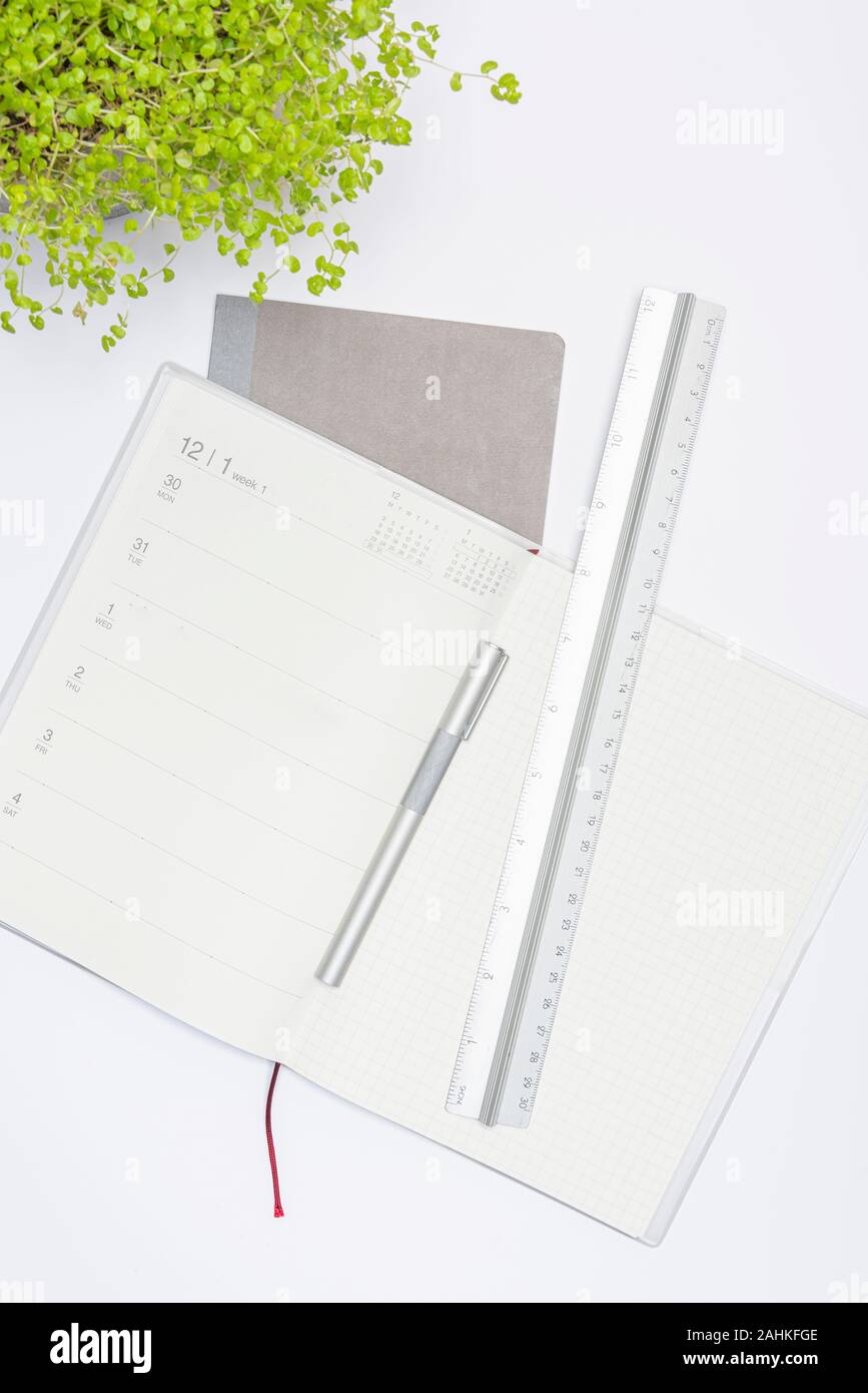 2020 diary in an office environment. 30.12.2019 Please credit: Phillip ...