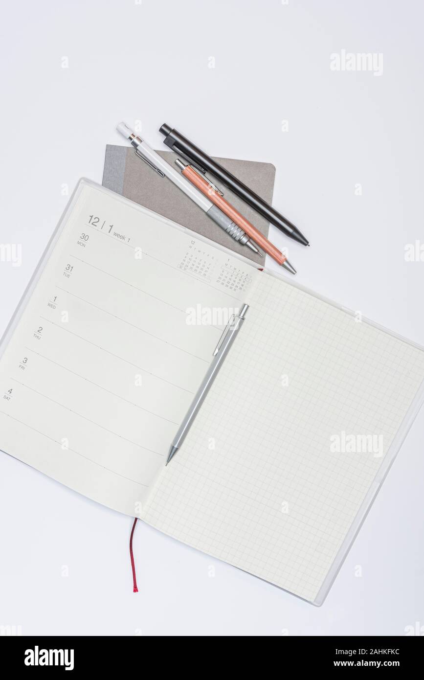 2020 diary in an office environment. 30.12.2019 Please credit: Phillip ...
