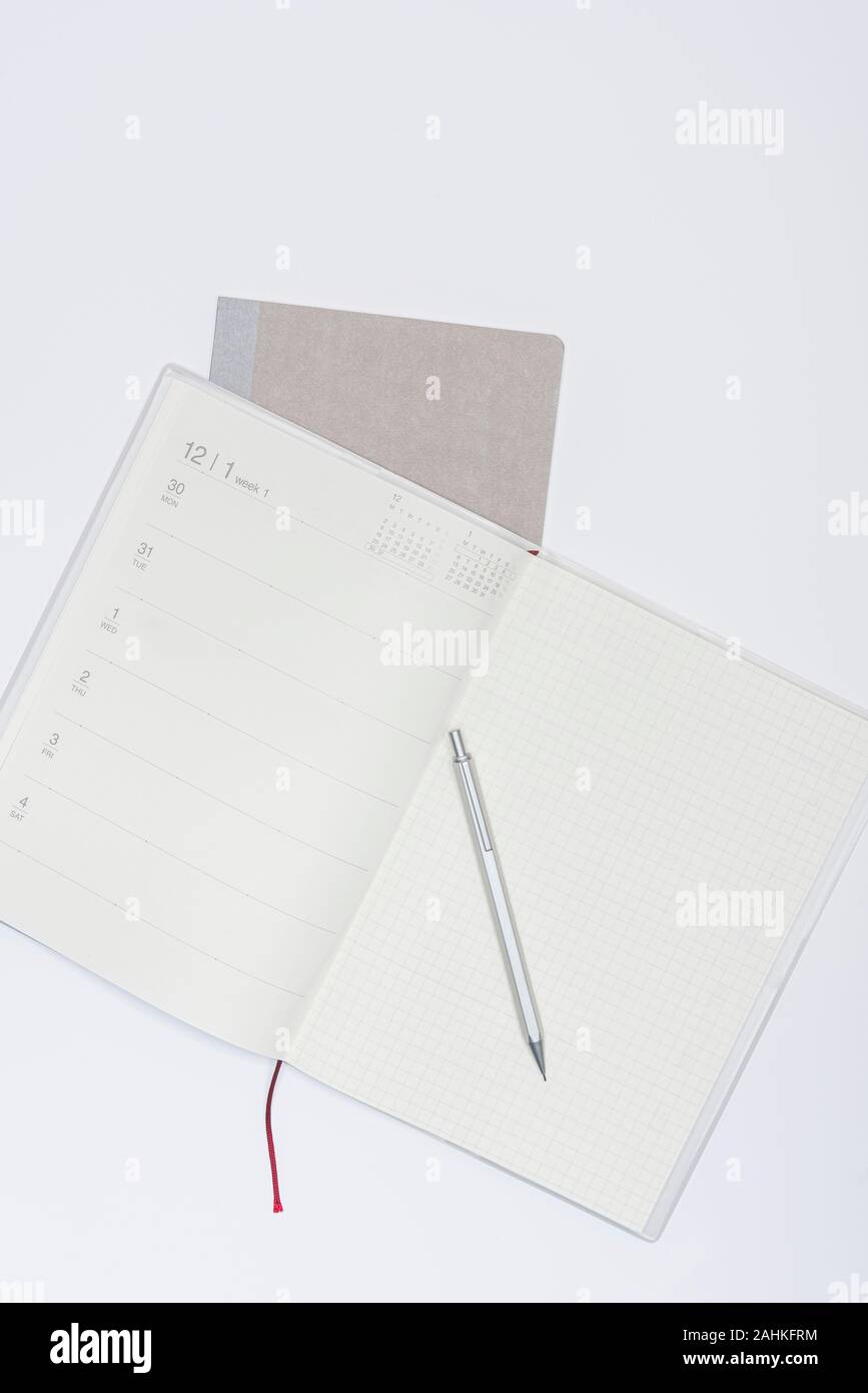 2020 diary in an office environment. 30.12.2019 Please credit: Phillip ...