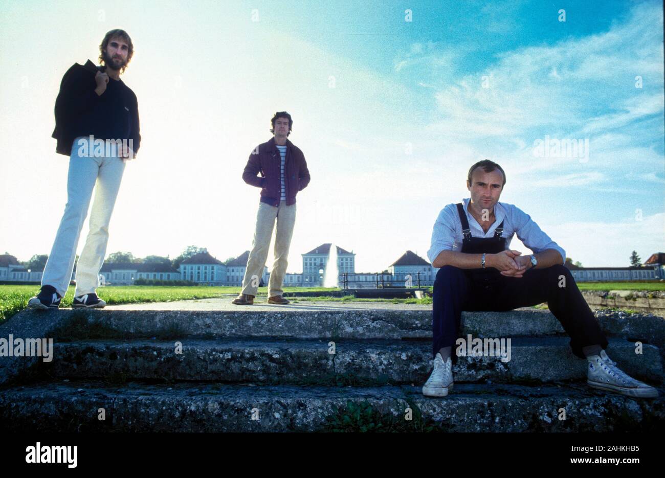 Genesis, at Nymphenburg Palace Munich while on the Abacab tour . Munich ...