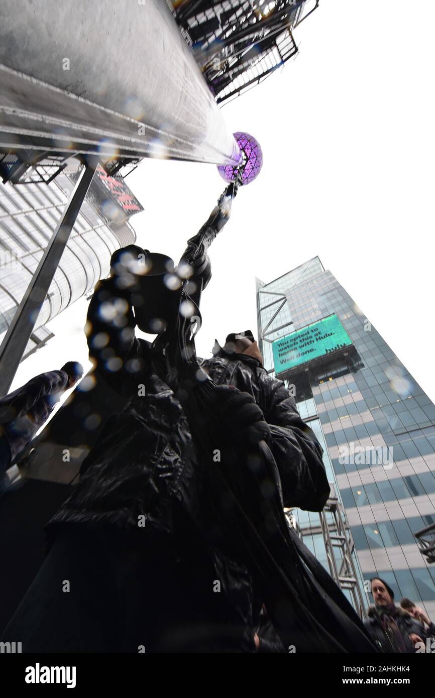 The Times Square New Year’s Eve Ball at 12 feet in diameter and ...