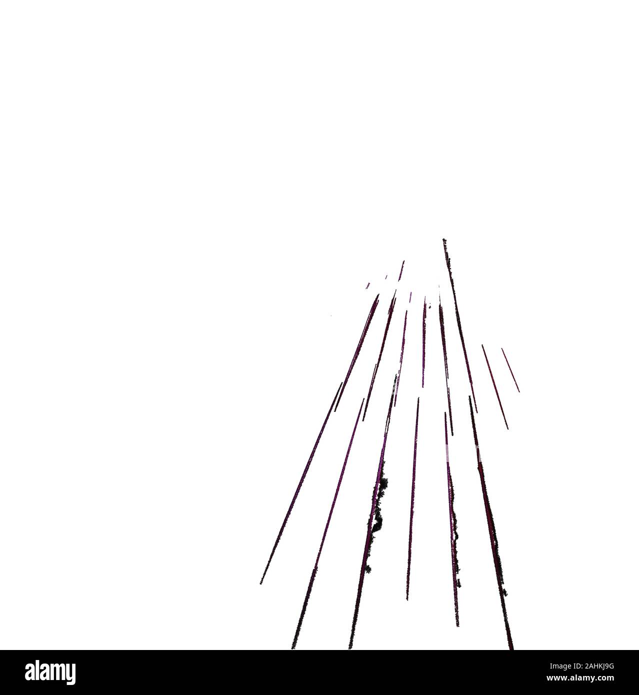 Red light trail at night Stock Photo - Alamy