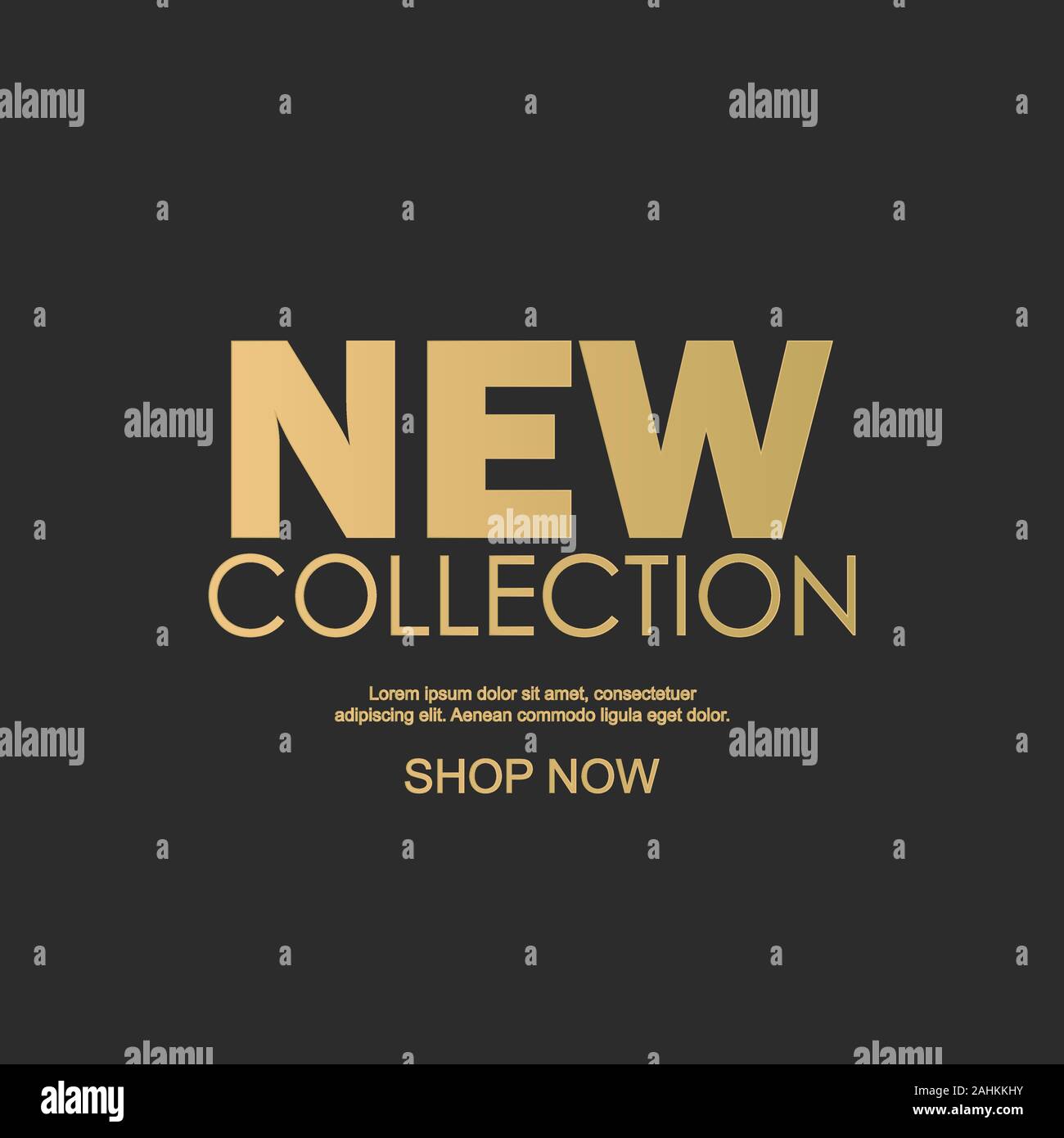 Abstract New Collection Poster Template Background. Vector Illustration ...