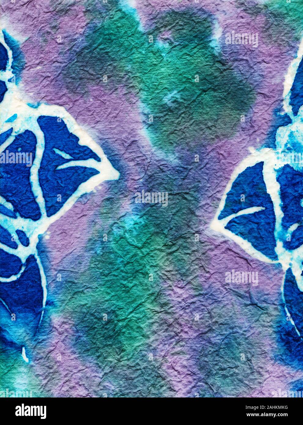 Watercolor background on textured paper. This is a high resolution scan ...