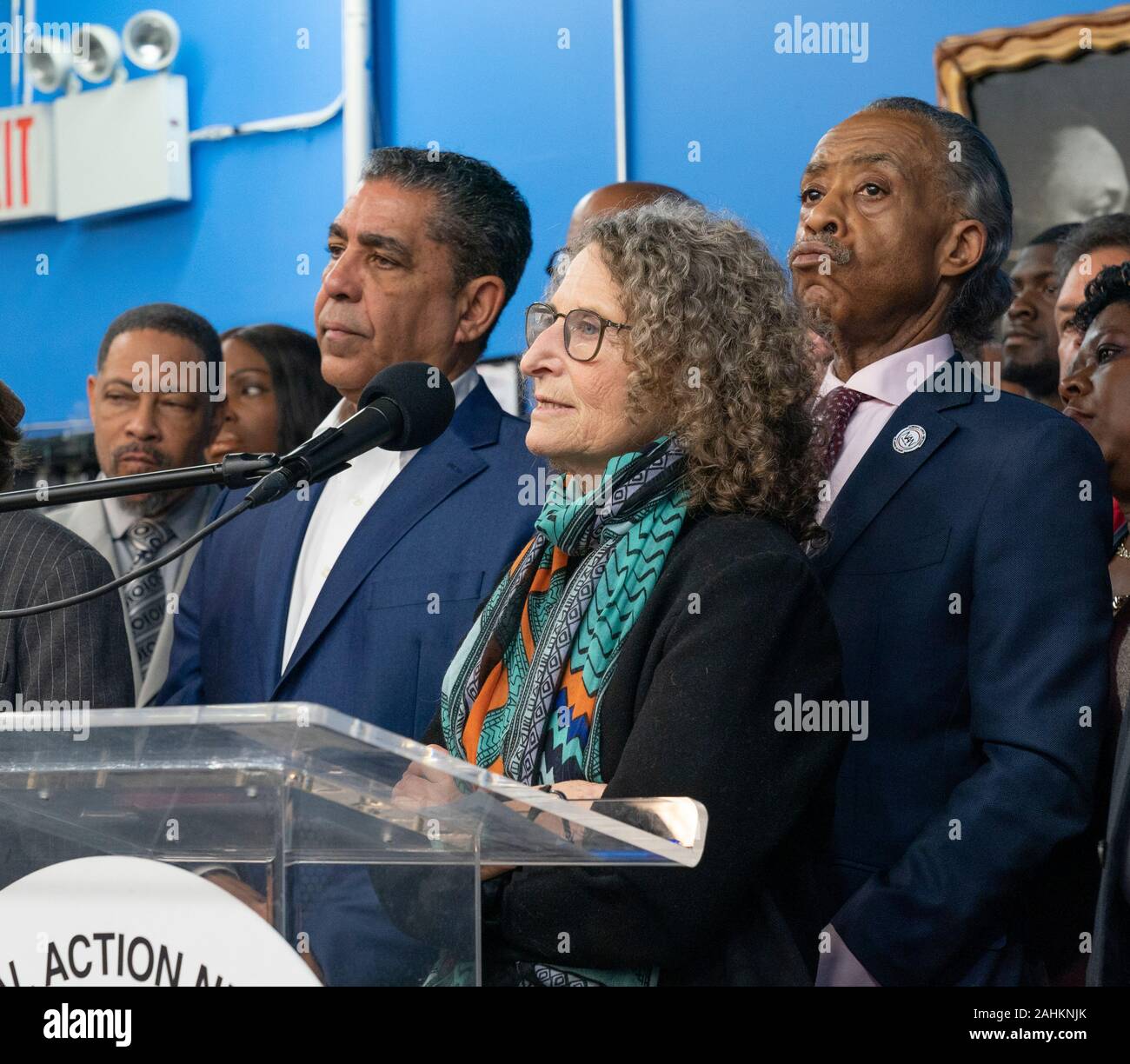 New York, NY - December 30, 2019: Donna Lieberman speaks at Black ...