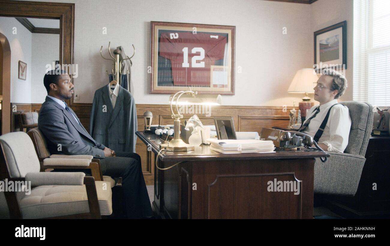 JUST MERCY, from left: Michael B. Jordan, Rafe Spall, 2019. © Warner ...