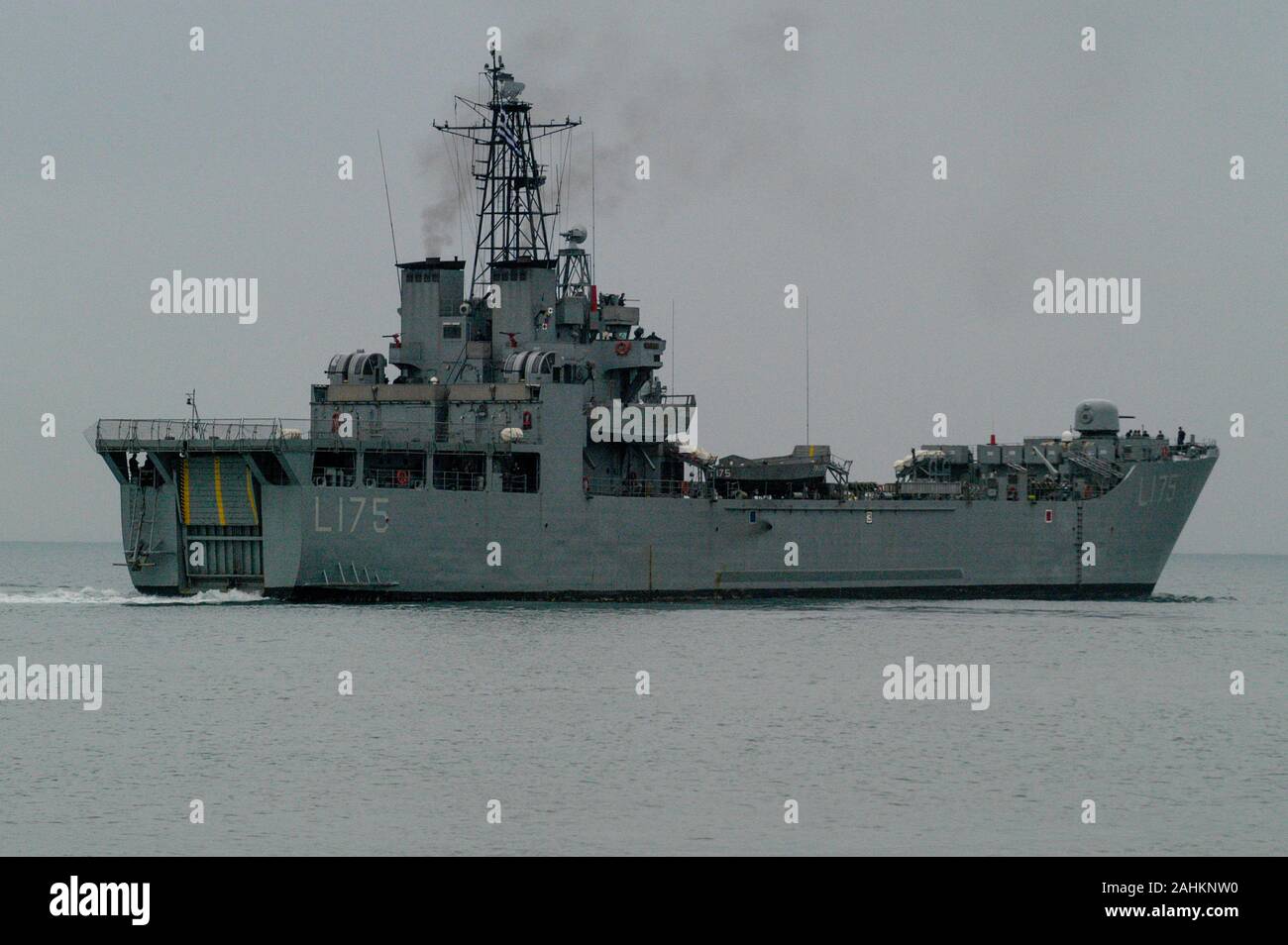 The Greek, Hellenic Navy LST (Landing Ship Tank) Ikaria Stock Photo - Alamy