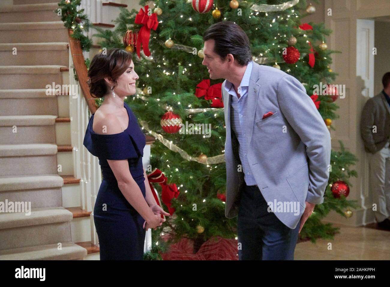 DOUBLE HOLIDAY, from left: Carly Pope, Kristoffer Polaha, (aired Dec ...