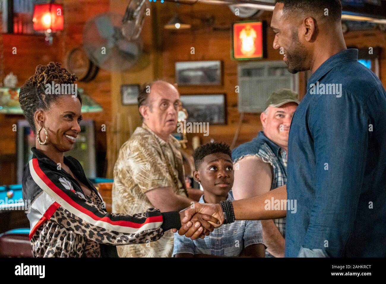 SHAMELESS, from left: Shanola Hampton, Christian Isaiah, Anthony Alabi ...