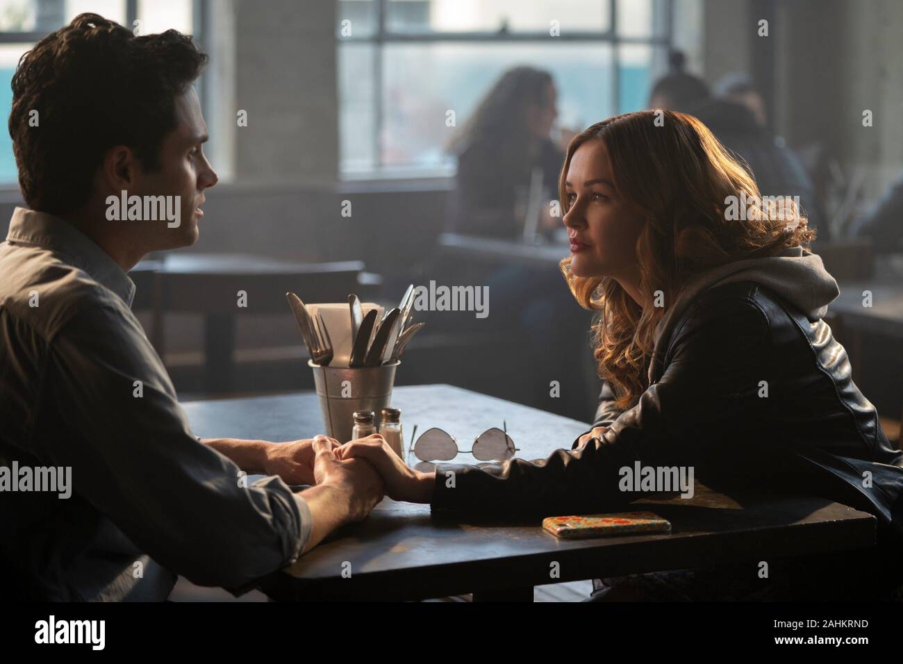 YOU, from left: Penn Badgley, Ambyr Childers, 'A Fresh Start', (Season ...