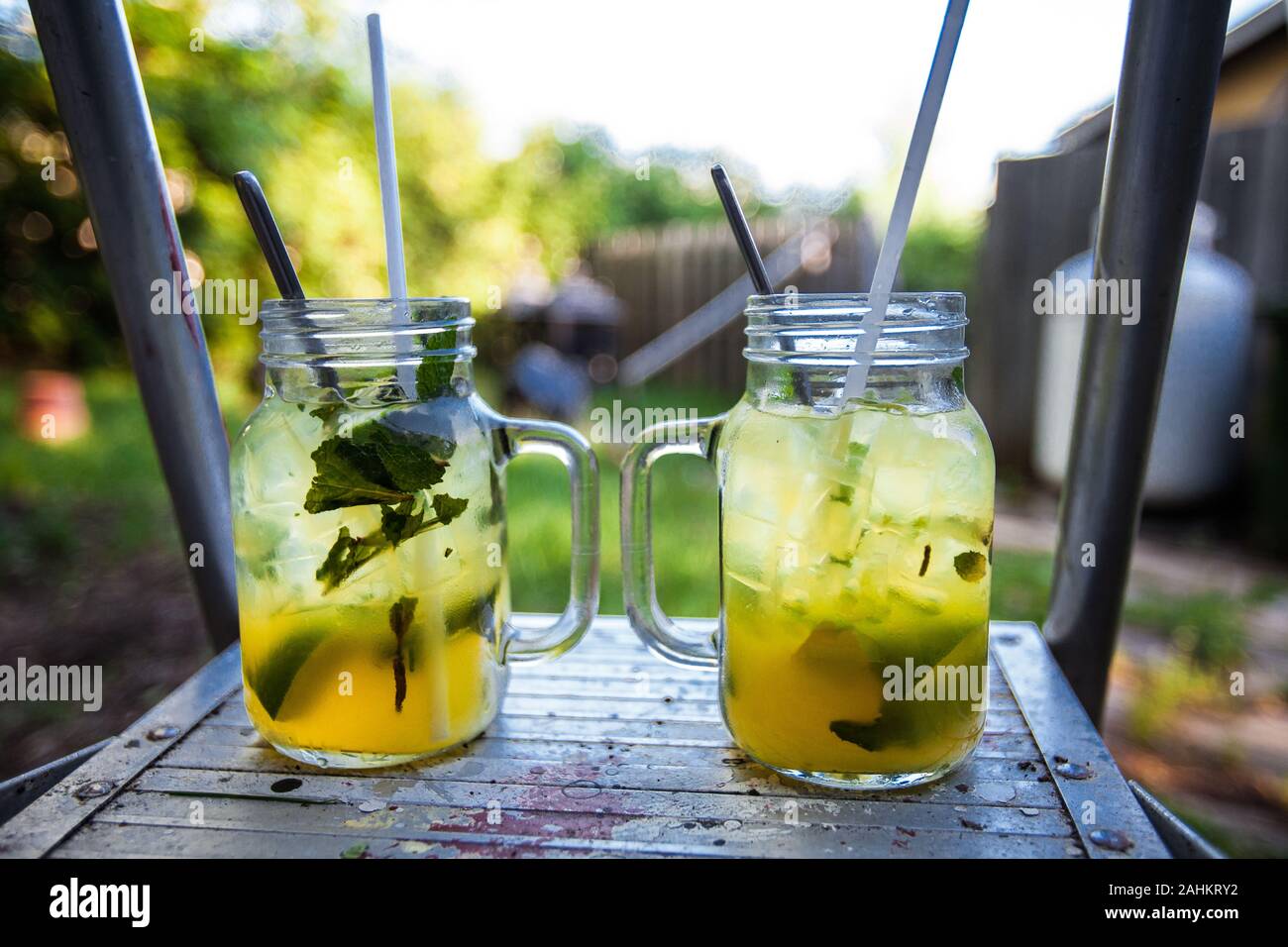 Icy refreshment tropical cocktails. Exotic tasty alcohol drinks for the ...