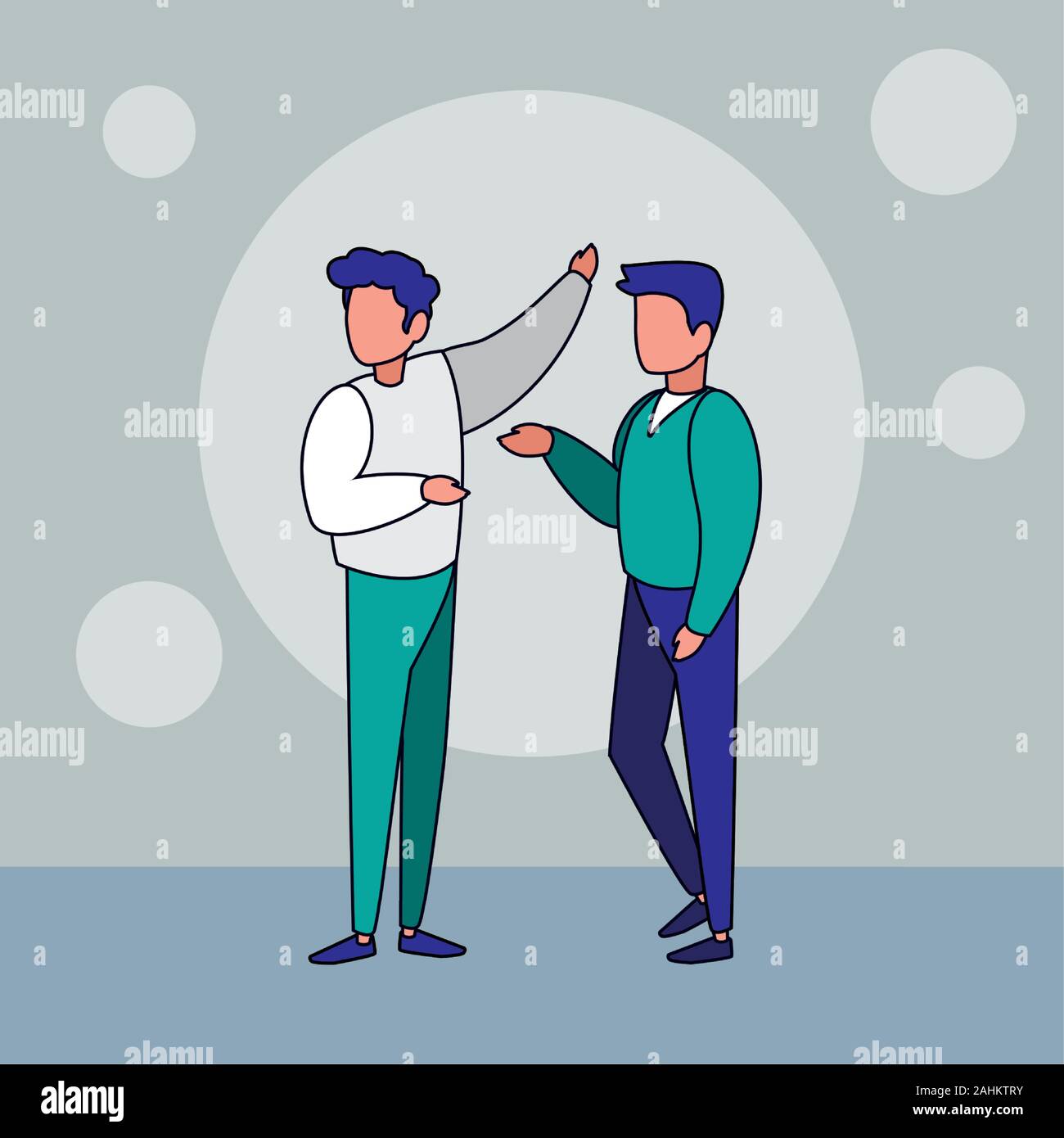 Avatar men and circles background design, Boys males person people ...