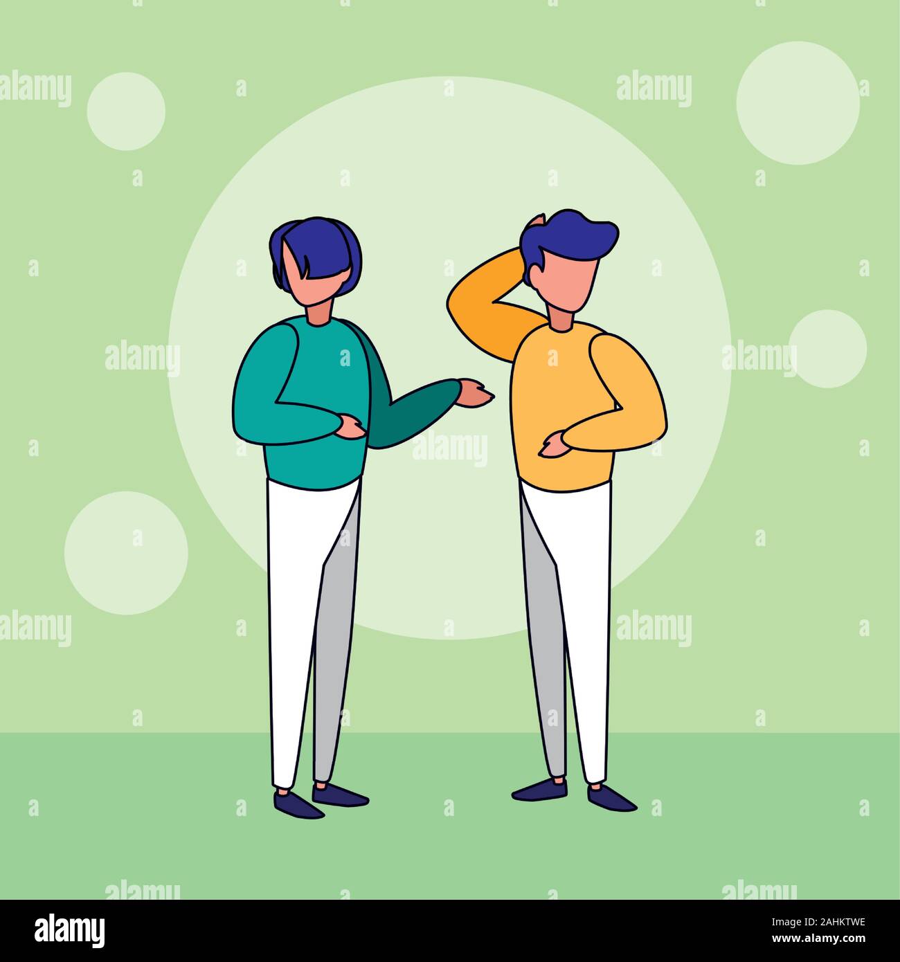Avatar men and circles background design, Boys males person people ...
