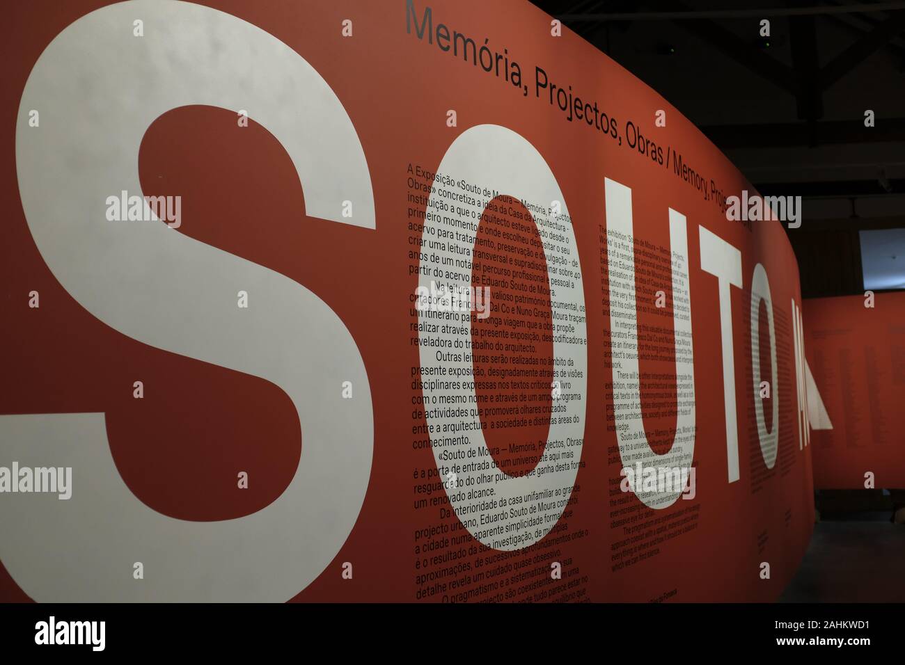 Exposition of the works of the Souto Moura architect in the House of ...