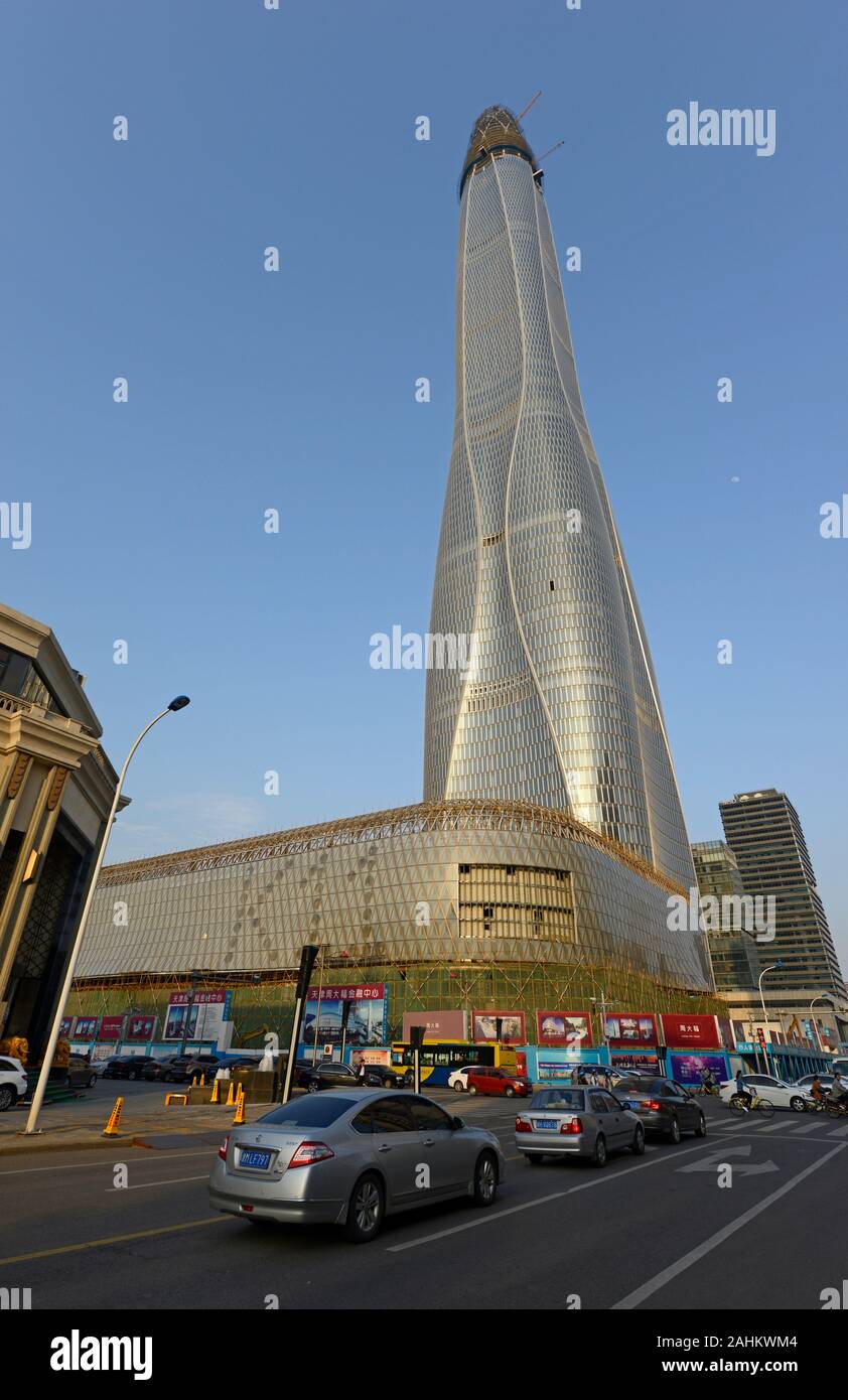 Tianjin chow tai fook binhai center hi-res stock photography and images - Alamy