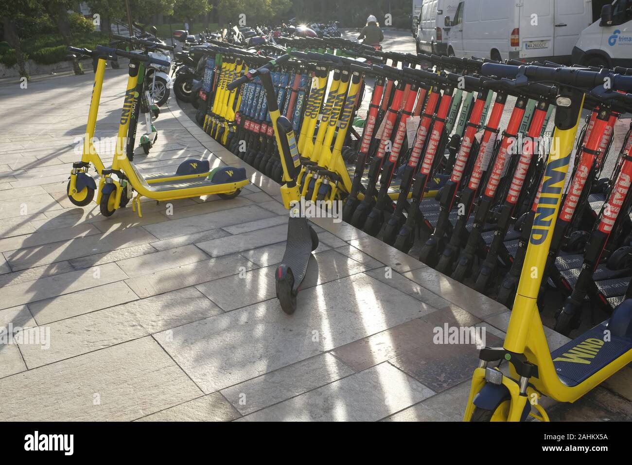 Electric scooters malaga hi-res stock photography and images - Alamy