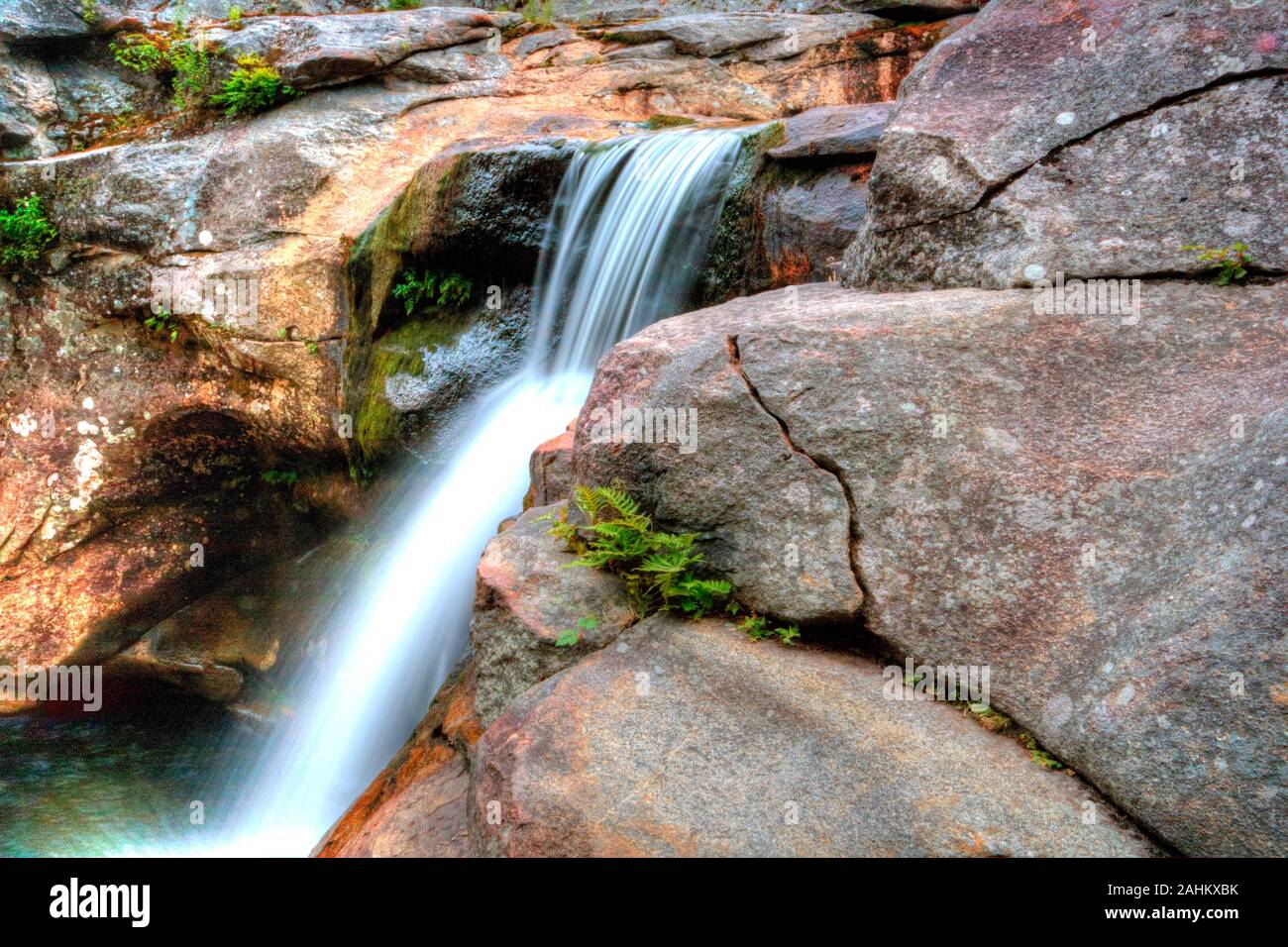 Screw Auger Falls, Grafton Notch State Park, Maine Stock Photo - Alamy