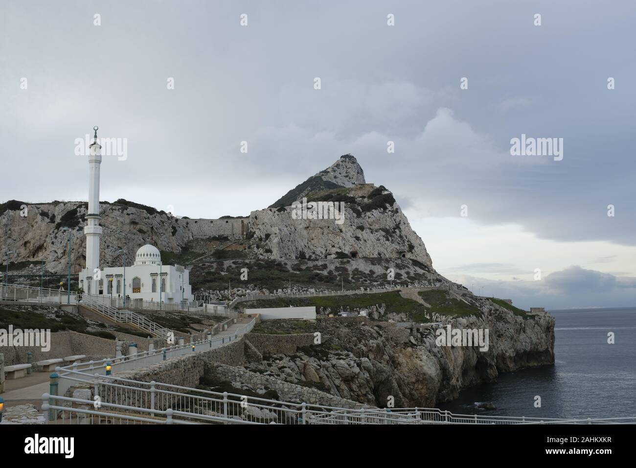 The Ibrahim-al-Ibrahim Mosque in Gibraltar Stock Photo - Alamy