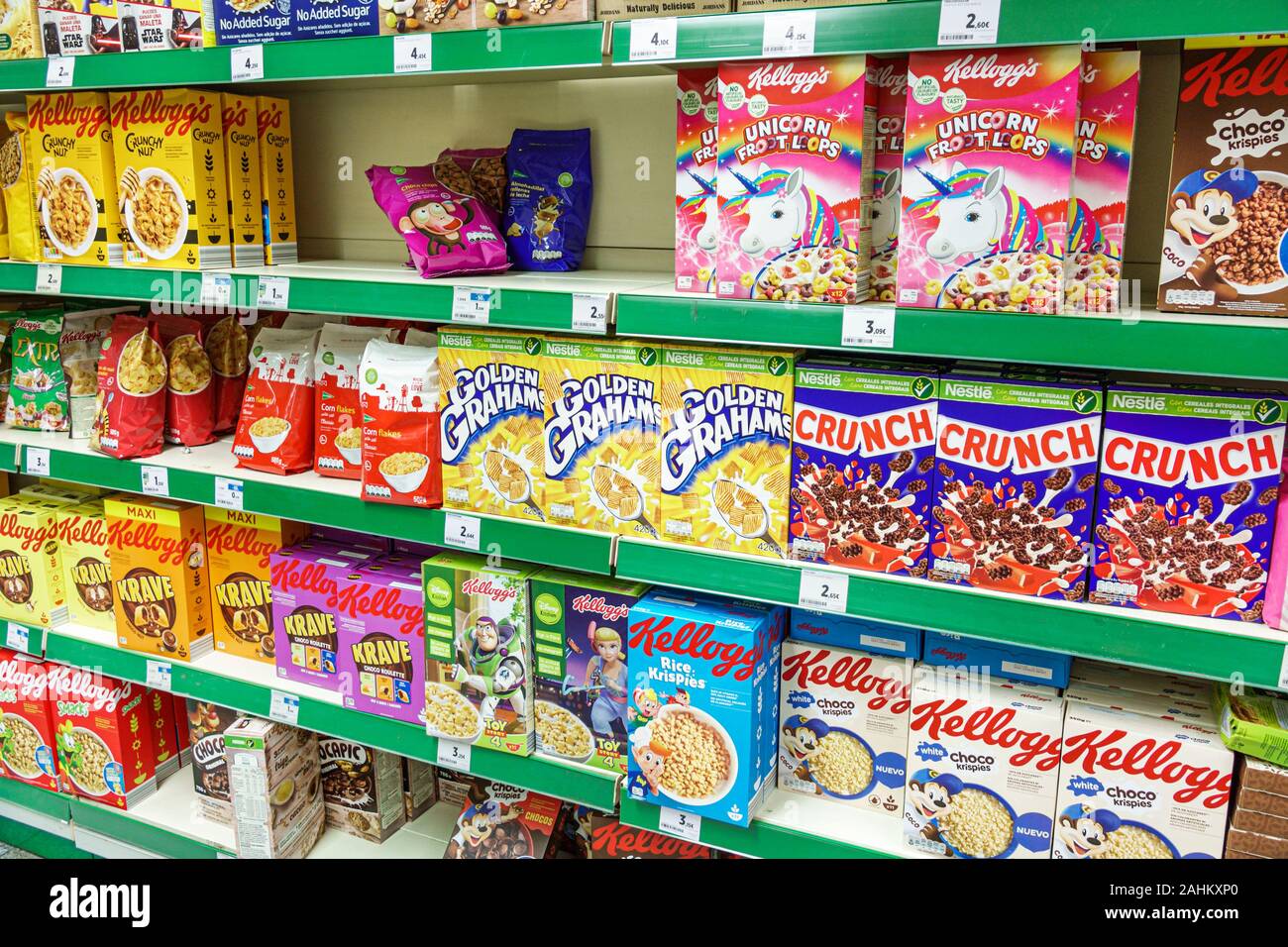 Grocery Store Cereals High Resolution Stock Photography and Images - Alamy