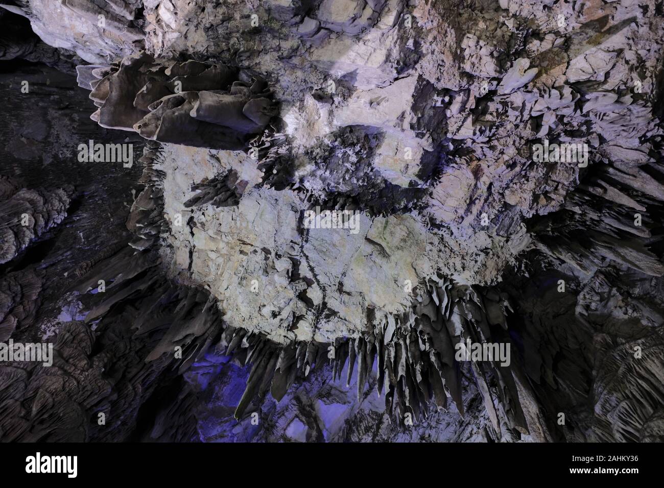 St. Michael's Cave of Gibraltar in the Upper Rock Nature Reserve Stock ...