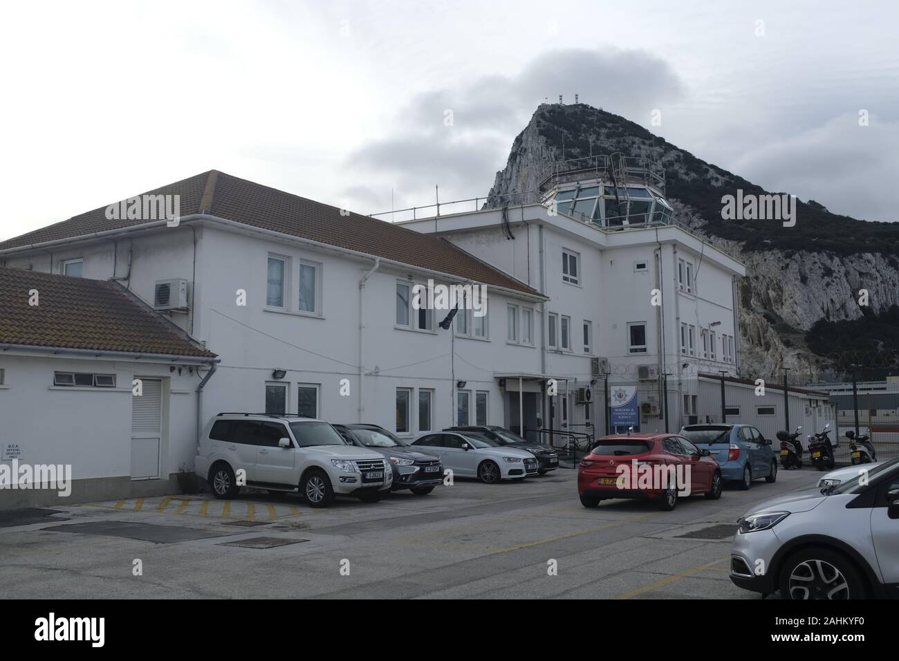 typical street view of Gibraltar town center Stock Photo - Alamy