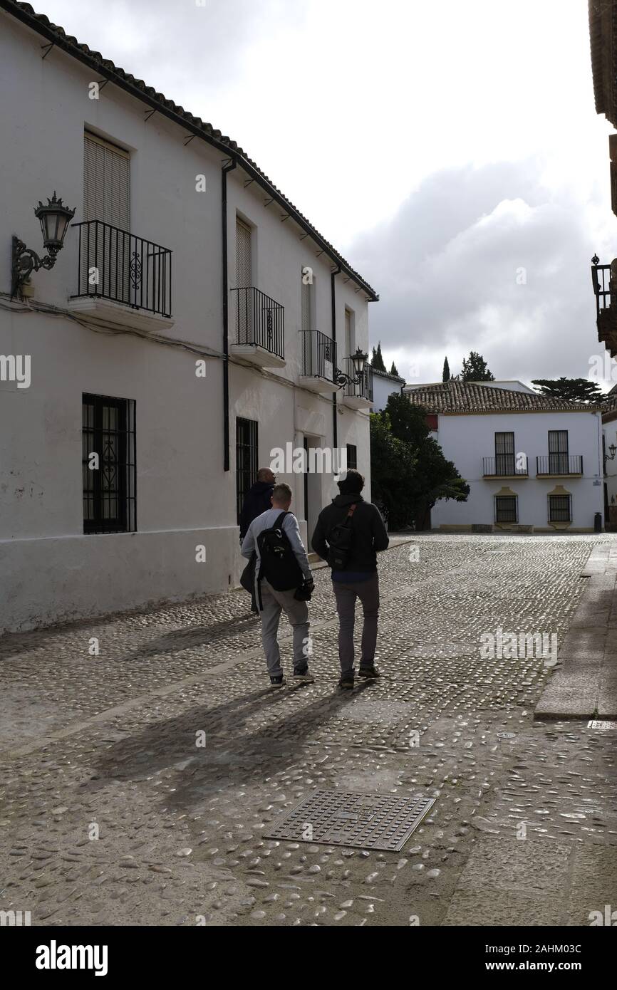 Street in Ronda, Spain Stock Photo - Alamy